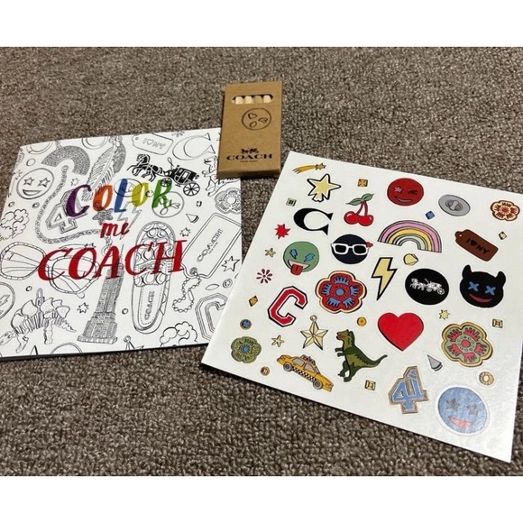 Coach | Office | Coach Japan Exclusive Color Me Coach Coloring Book Nip ...